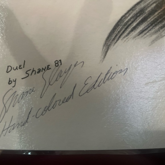 Shane Slayer | Art | Vintage Shane Slayer Art Colored Edition Signed By ...